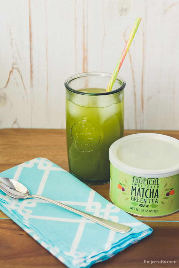 tropical matcha green tea mix